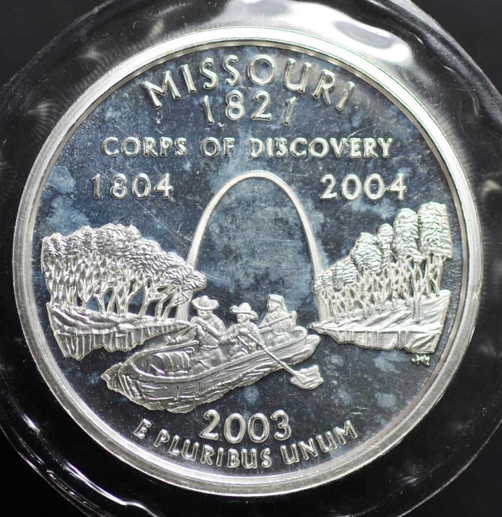 Missouri Statehood Quarter Ounce 999 Fine Silver Original Packaging ...